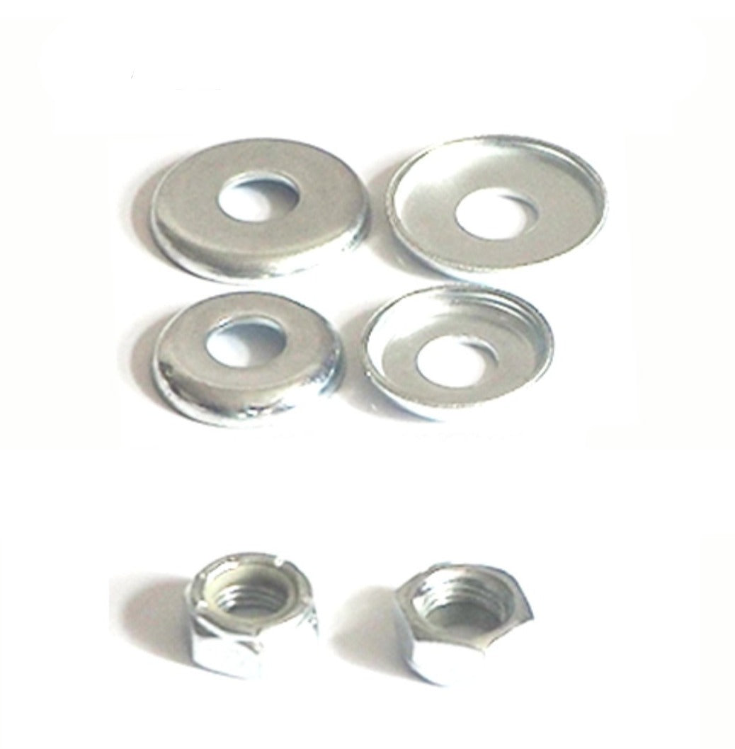 Truck nut & bushing washer, silver – Skate Buddy